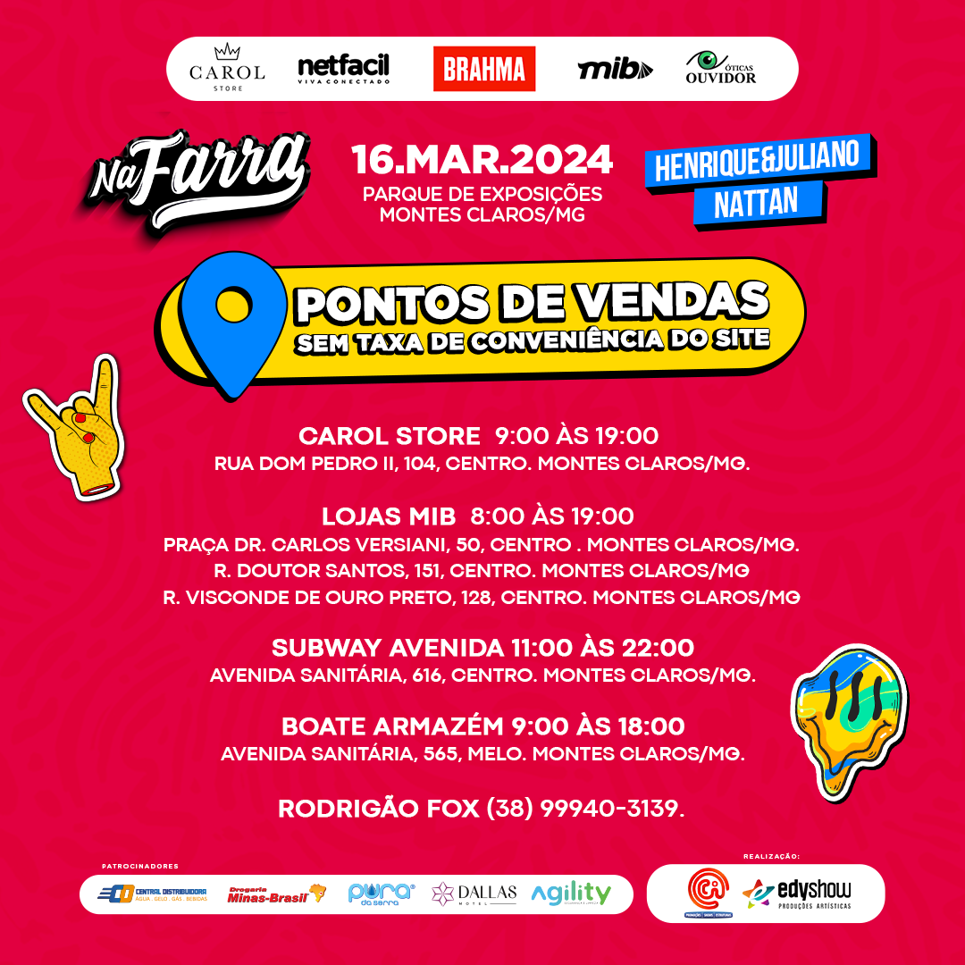 Na Farra, com Henrique & Juliano e Nattan: o lote vai virar nesta terça ...